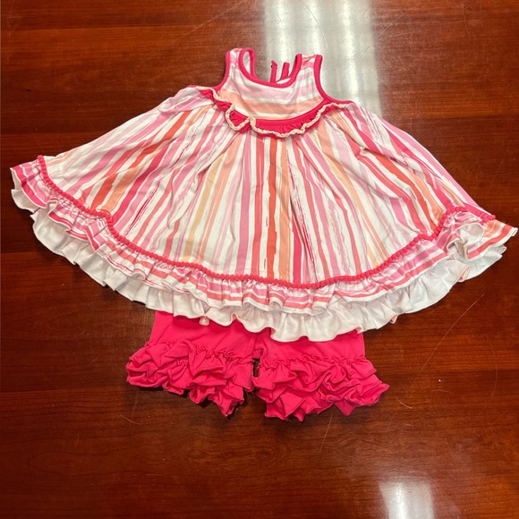 cheeky plum | Matching Sets | Cheeky Plum 2t Pink And White Top With ...